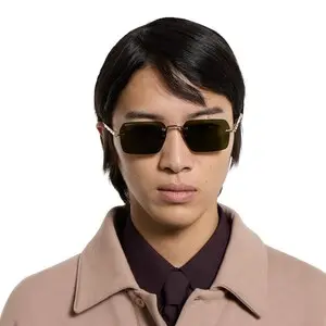 Gucci Frameless Rectangular Sunglasses