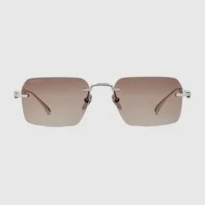 Gucci Frameless Rectangular Sunglasses
