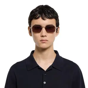 Gucci Frameless Rectangular Sunglasses