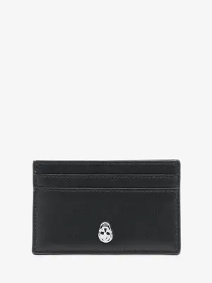 Alexander McQueen Skull Card Holder - Black