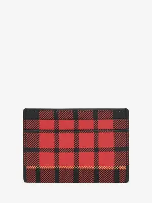Alexander McQueen Tartan Card Holder