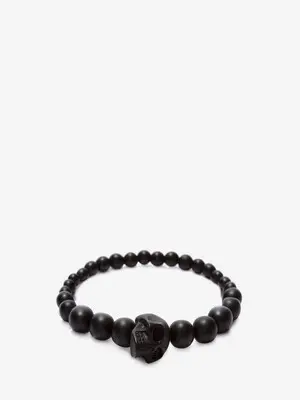 Alexander McQueen Skull Beaded Bracelet