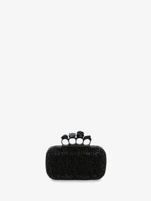 Alexander McQueen Knuckle Clutch With Chain