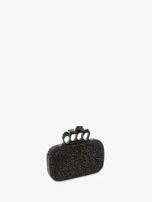 Alexander McQueen Knuckle Clutch With Chain