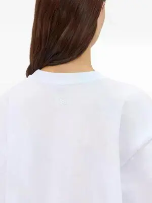 MSGM Mini Ruffled Dress - White