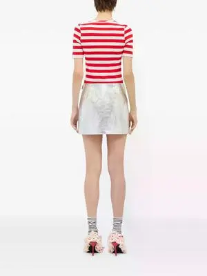 MSGM Striped Mini Skirt