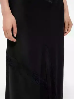 MSGM Lace Panel Maxi Skirt