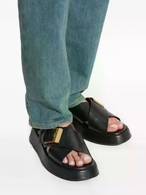 TOD'S Criss-cross Mules