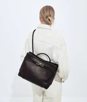 Bottega Veneta Andiamo Top Handle Bag