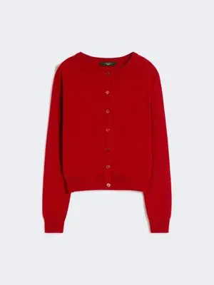 Max Mara Wool And Cashmere Cardigan - Red