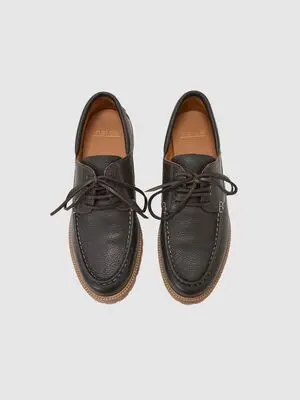 REISS Clark Leather Boat Shoes