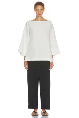 THE ROW Junia Top - White