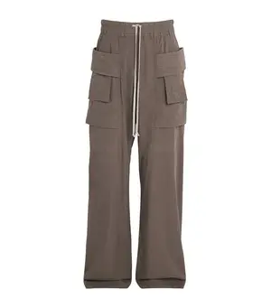 Rick Owens Ripstop Cargo Creatch Trousers