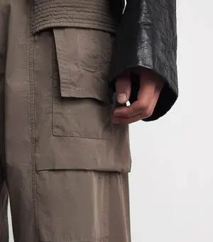 Rick Owens Ripstop Cargo Creatch Trousers