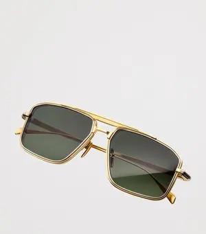 JACQUES MARIE MAGE Earl Aviator Sunglasses
