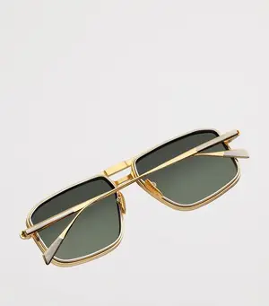 JACQUES MARIE MAGE Earl Aviator Sunglasses