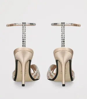 ALEVI MILANO Penelope Xtal Heeled Sandals - Silver