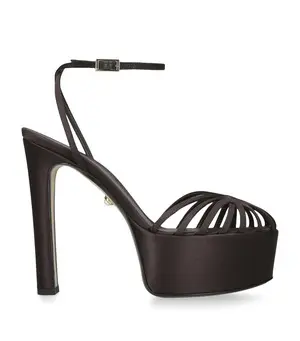 ALEVI MILANO Satin Platform Heels
