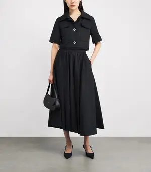 PATOU Volume Midi Skirt