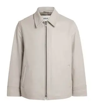 Men's Beige Leather Jackets