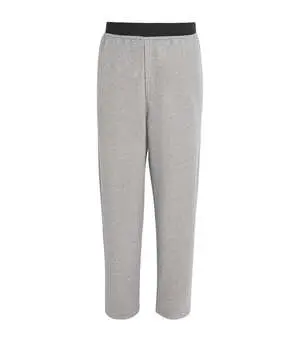 MAISON MARGIELA Cotton-blend Wide-leg Sweatpants - Grey