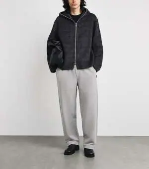 MAISON MARGIELA Cotton-blend Wide-leg Sweatpants - Grey
