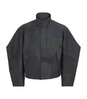 Issey Miyake Inlay Bomber Jacket