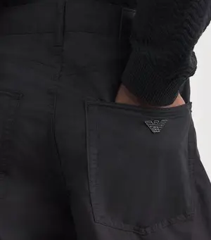 Emporio Armani Cotton Cargo Trousers