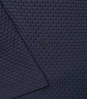 Emporio Armani Textured T-shirt - Blue