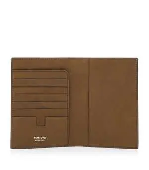 TOM FORD Suede T-line Passport Holder