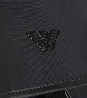 Emporio Armani Logo Backpack - Black