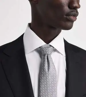 Emporio Armani Silk Jacquard Neck Tie