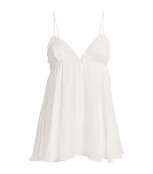 SKIMS Silk Bridal Romance Babydoll Slip - Ivory