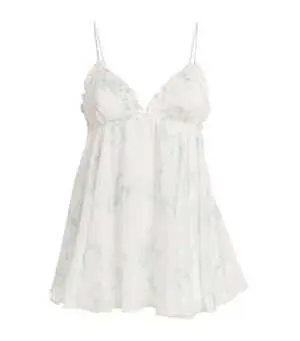 SKIMS Silk Bridal Romance Babydoll Slip - Ivory