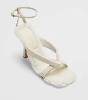 Bottega Veneta Leather Riva Sandals 90