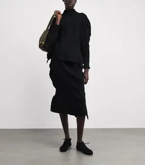 Issey Miyake Kone Kone Knit Skirt - Black