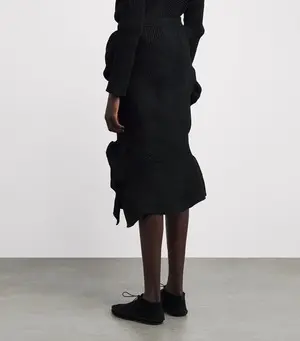 Issey Miyake Kone Kone Knit Skirt - Black