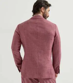 Brunello Cucinelli Wool-silk-linen Deconstructed Blazer