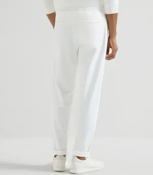 Brunello Cucinelli Cotton-blend French Terry Sweatpants