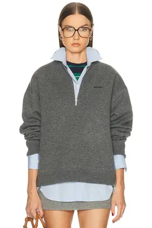 Miu Miu Cashmere Half Zip Sweater