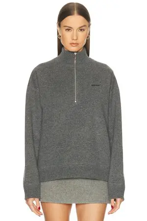 Miu Miu Cashmere Half Zip Sweater