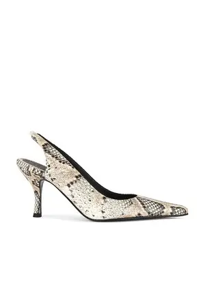 Magda Butrym Snake Low Slingback Heel