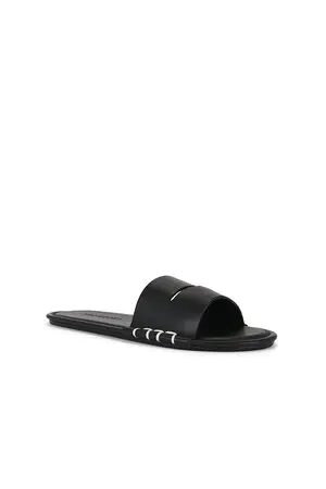 JW Anderson Loafer Slide Sandal - Black