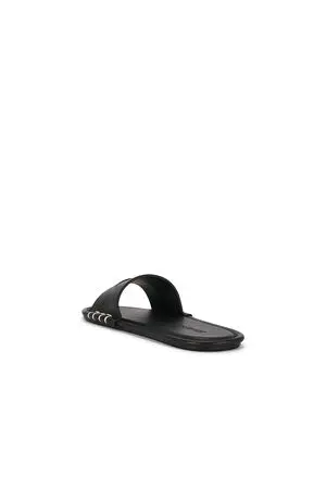 JW Anderson Loafer Slide Sandal - Black
