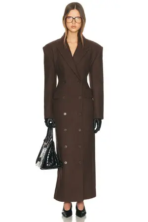 HELSA Italian Wool Blend Extra Long Coat