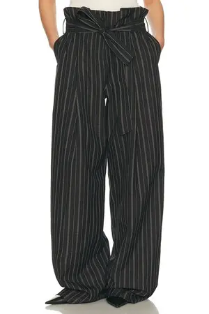 HELSA Stripe Twill Baggy Pants