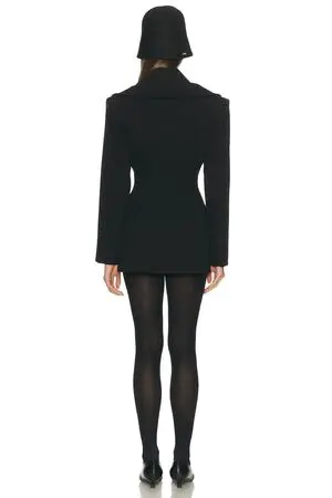 HELSA The Rampling Blazer In Thick Crepe