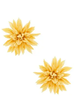 Cult Gaia Dahlia Clip-on Earrings - Cornsilk