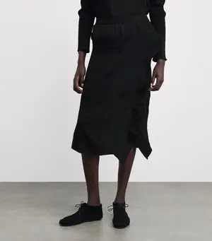 Issey Miyake Kone Kone Knit Skirt - Black