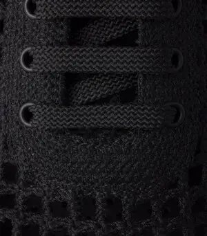 Prada Cotton Crochet Collapse Sneakers